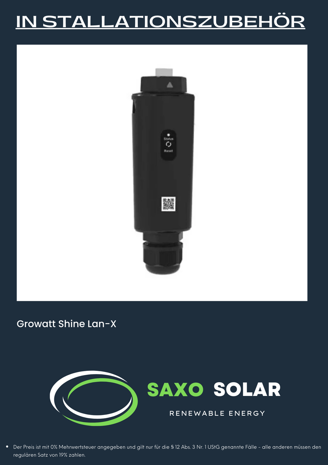 Growatt Shine Lan-X – Saxosolar